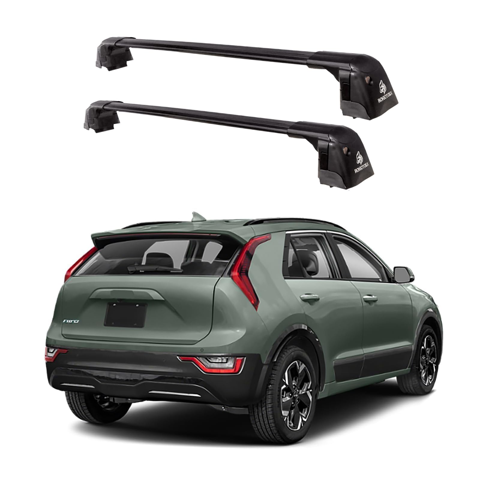 Amazon.com: ROKIOTOEX Coyote Roof Rack Crossbars Fit for 2023-2025 NIRO ...