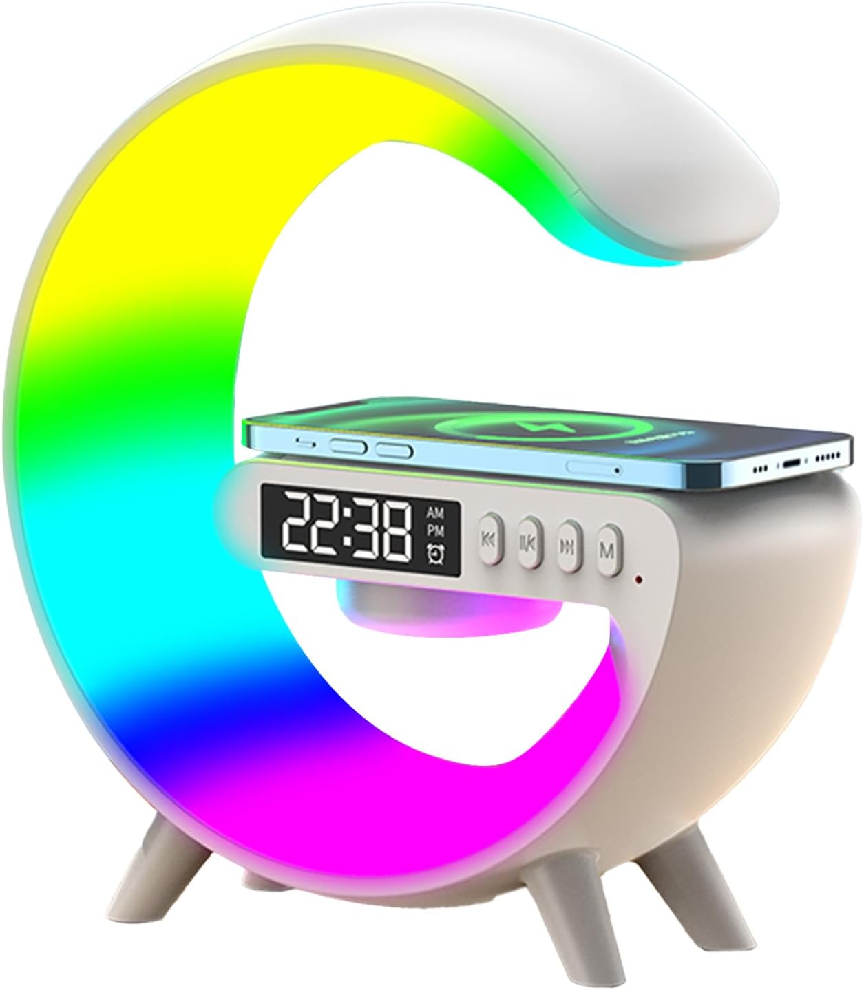 Uaste G Shaped Lamp Phone Charger - Wireless Charger Lamp - G-Shaped ...