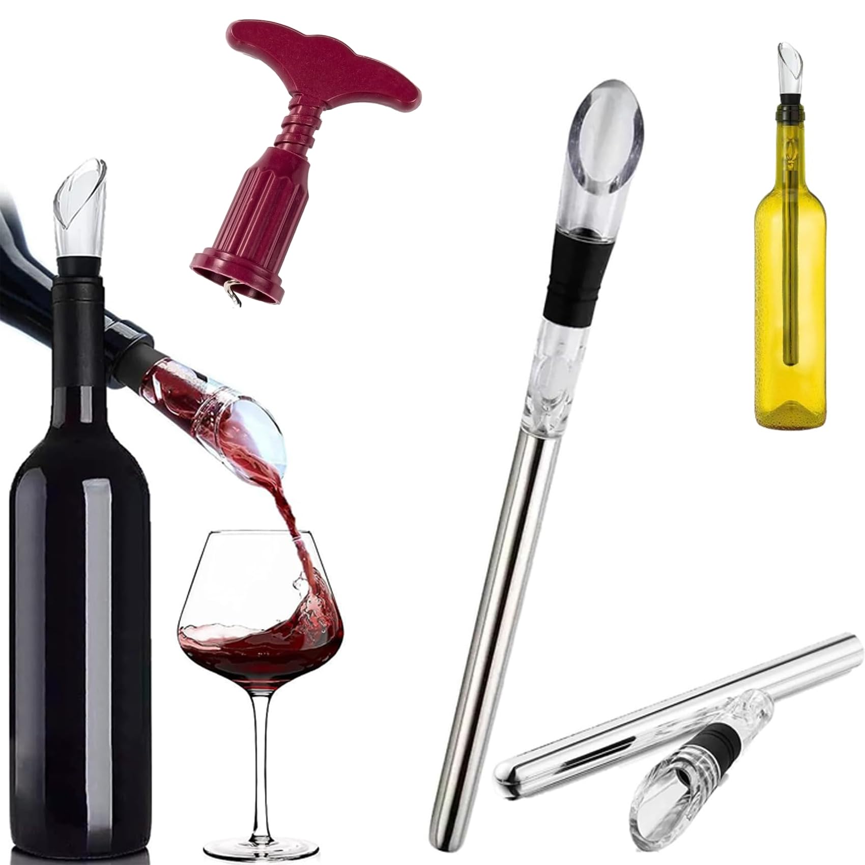 Amazon.com: Vino Buddy, Vino Buddy Wine Chiller Stick, Vino Buddy Wine ...