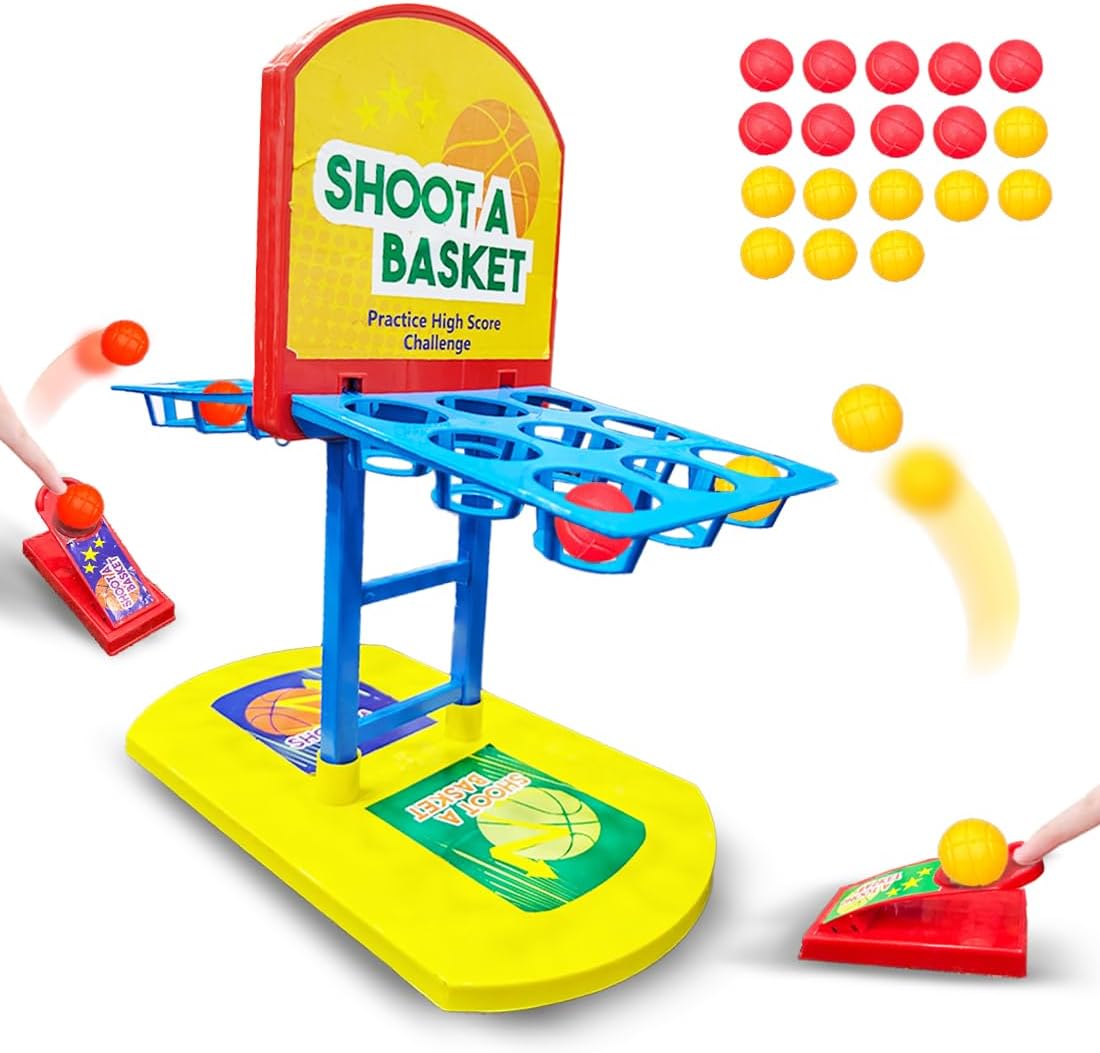 Buy Wembley Shoot-A-Basketball Board Game for Boys & Girls Tabletop ...