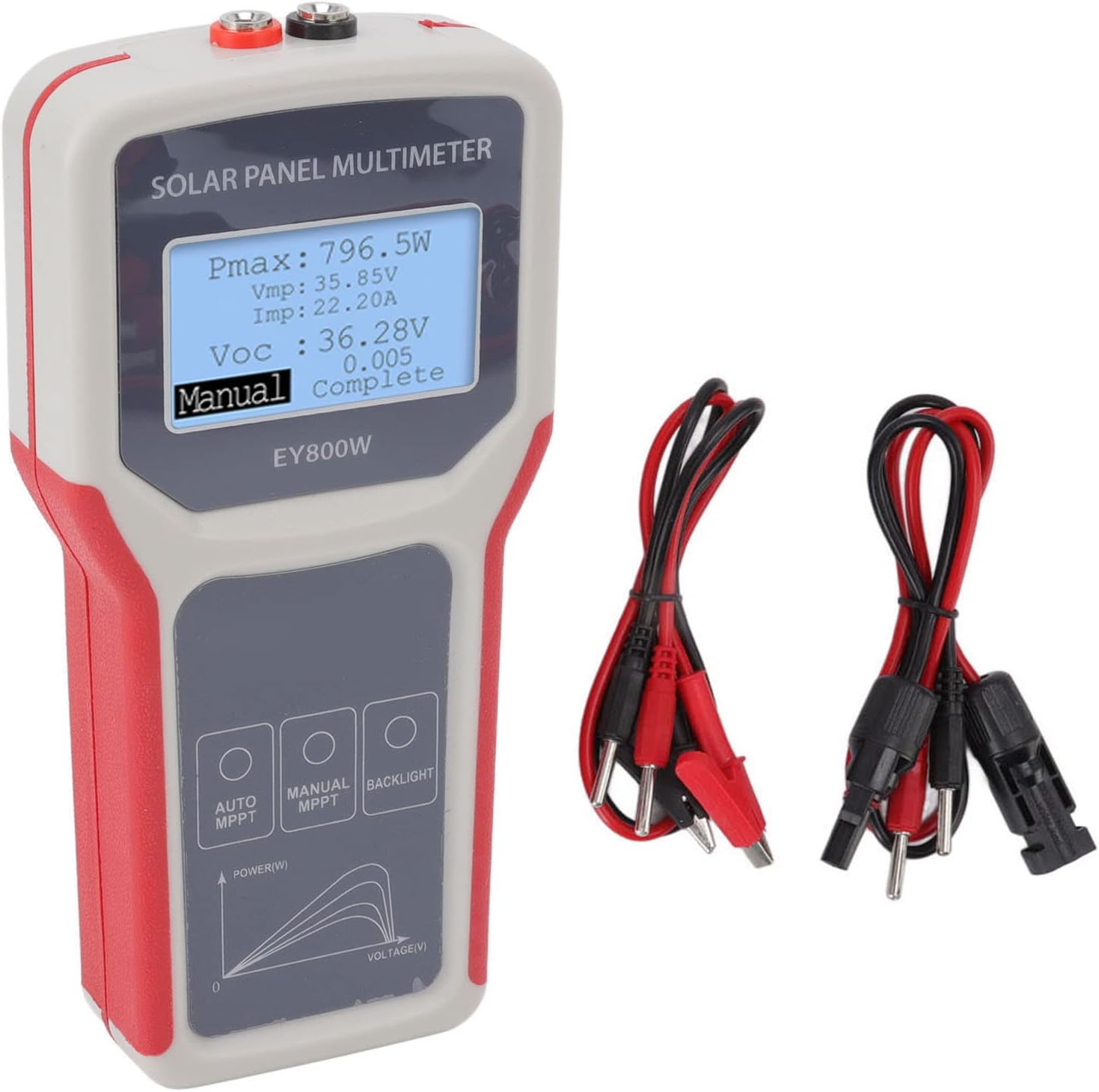 Solar Panel Tester, Portable Solar Panel Multimeter, Solar Panel ...