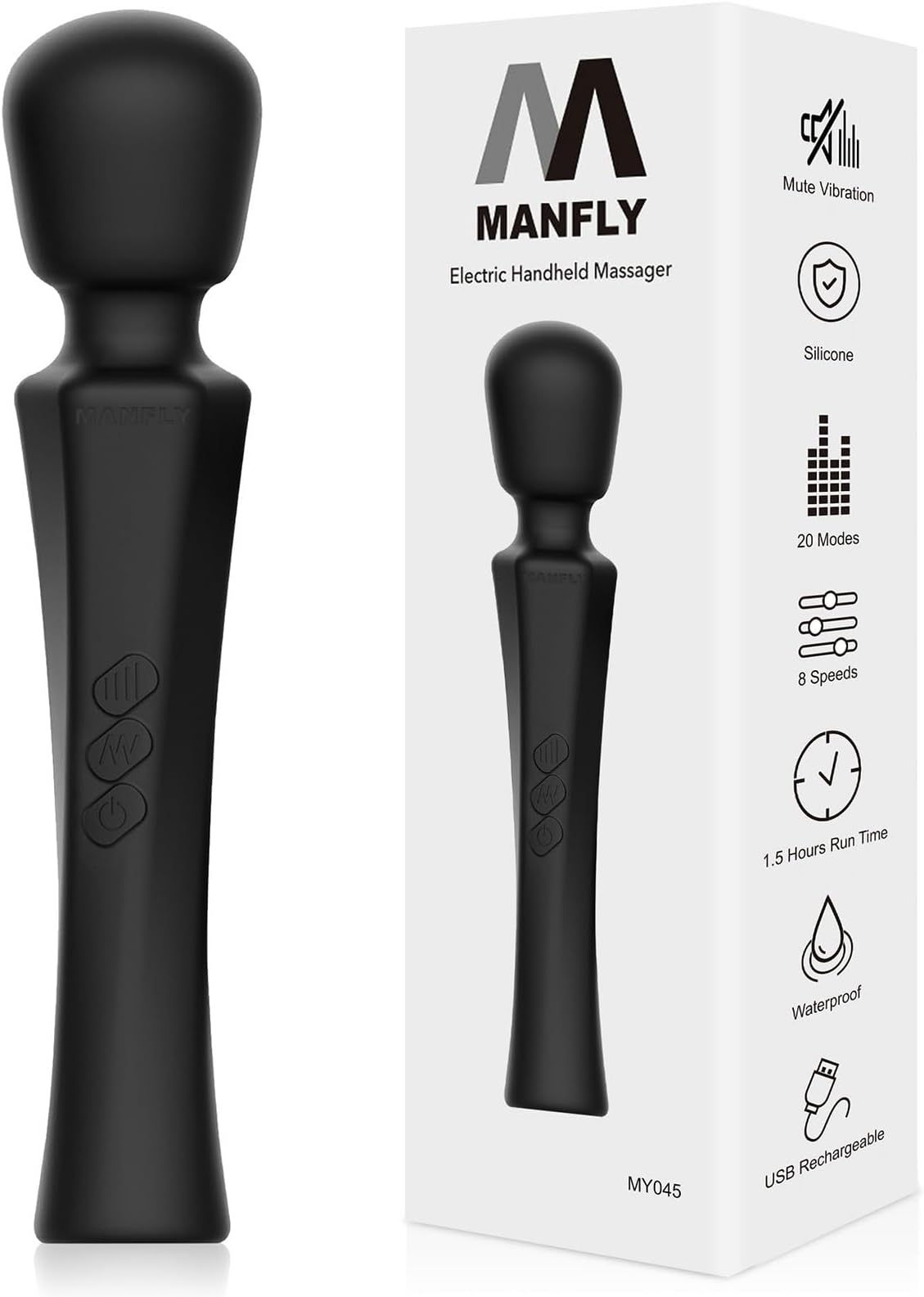 Amazon.com: CLEZGO Hand held Quiet Muscle Massagers Electric Portable ...