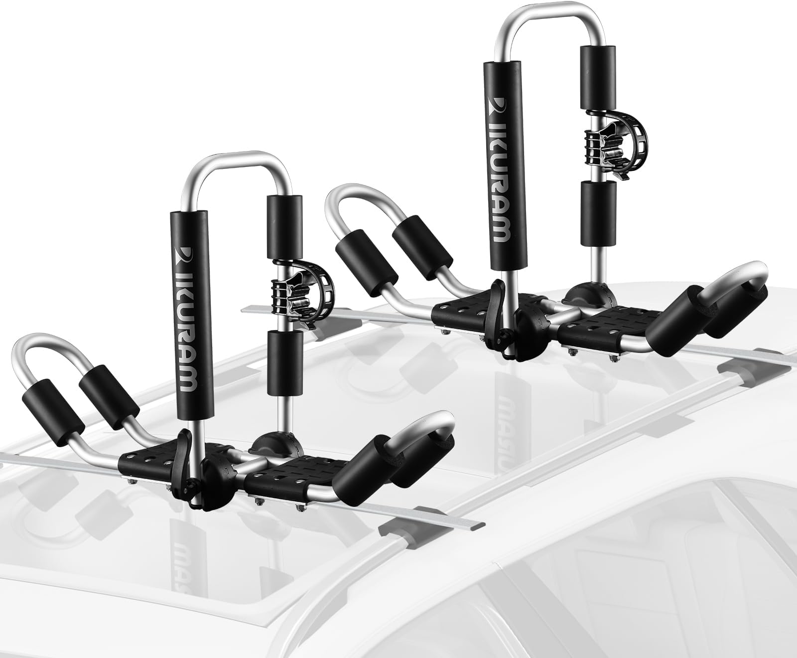 Amazon.com: Kayak Roof Racks for 2 Kayaks, J-Bar Kayak Carrier Holder ...