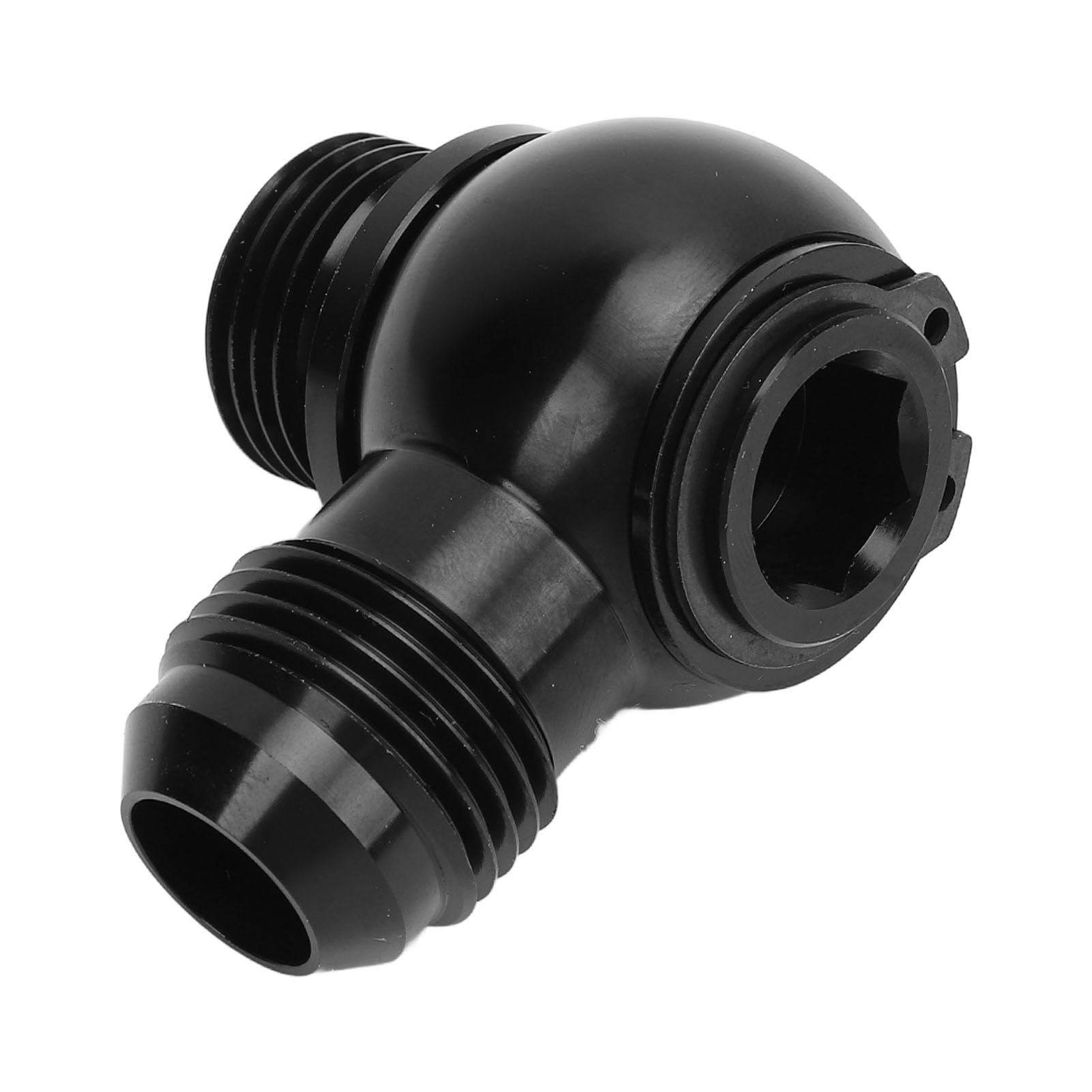 Snapklik.com : AN-10 To 1/2in NPT Banjo Adapter Fitting Aluminum Alloy ...