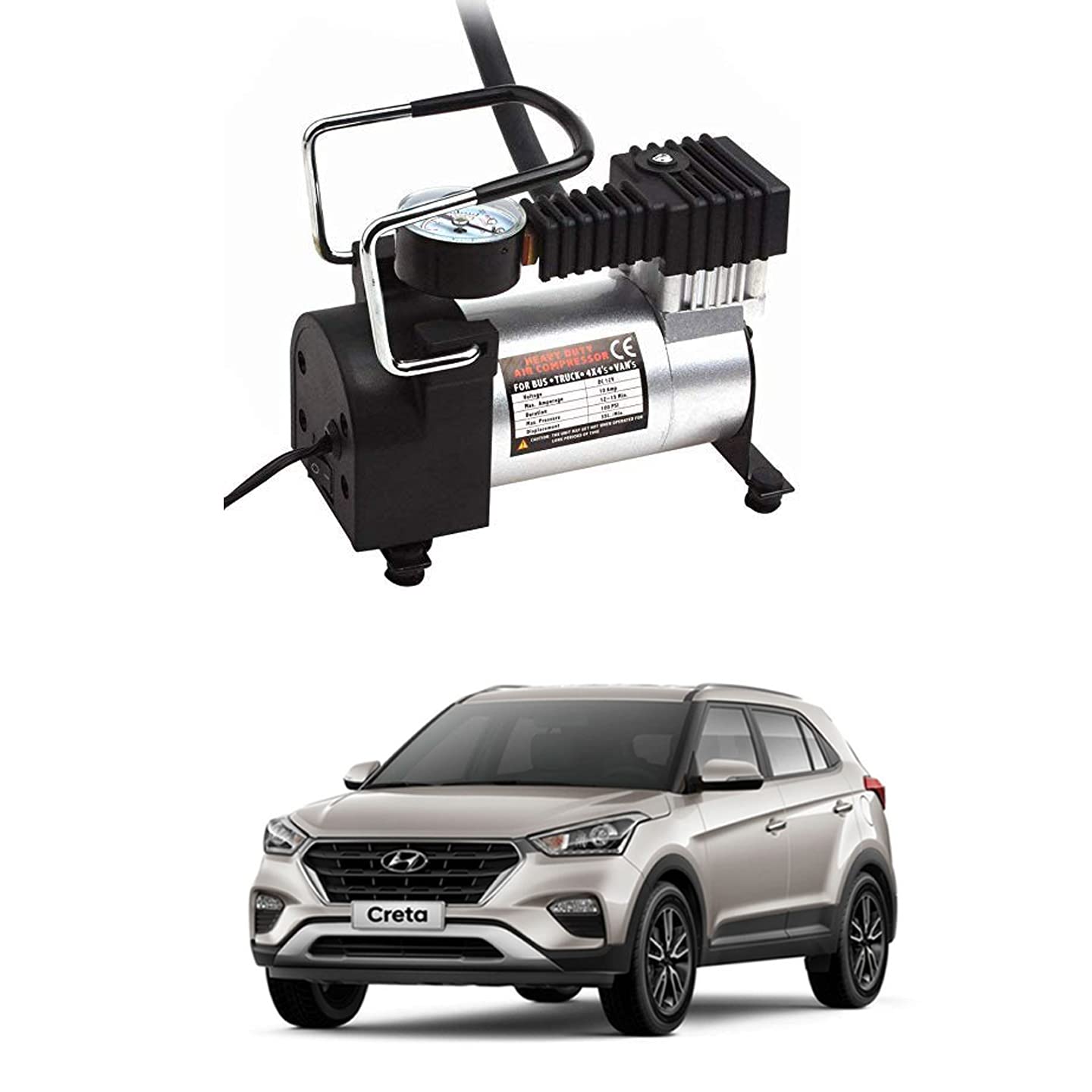 Buy Maties Air Compessor Pump for Creta Old - Universal for All Type of ...