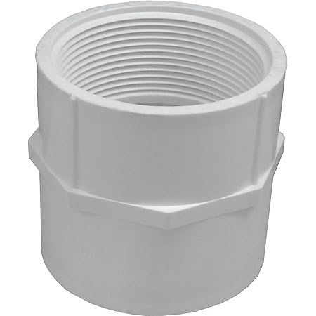 Canplas 192893 PVC DWV Female Adapter, 3-Inch, White - Pipe Fittings ...