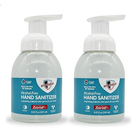 Amazon.com : My-Shield Hand Sanitizer Foam 1.7 oz (4 pack). Long ...