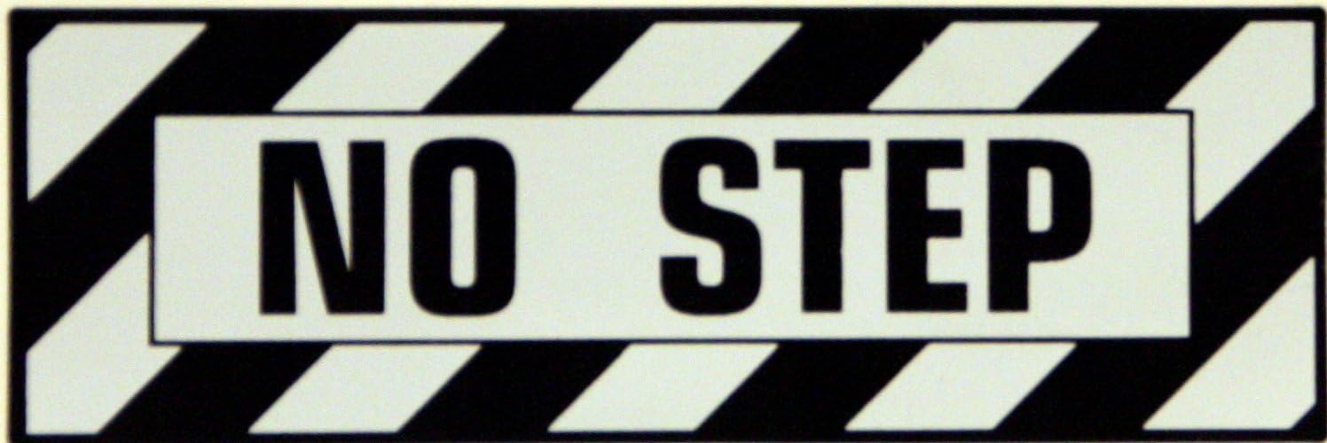 Amazon.com: No Step Vinyl Decal (2 Pack) (X2 PS85) : Industrial ...