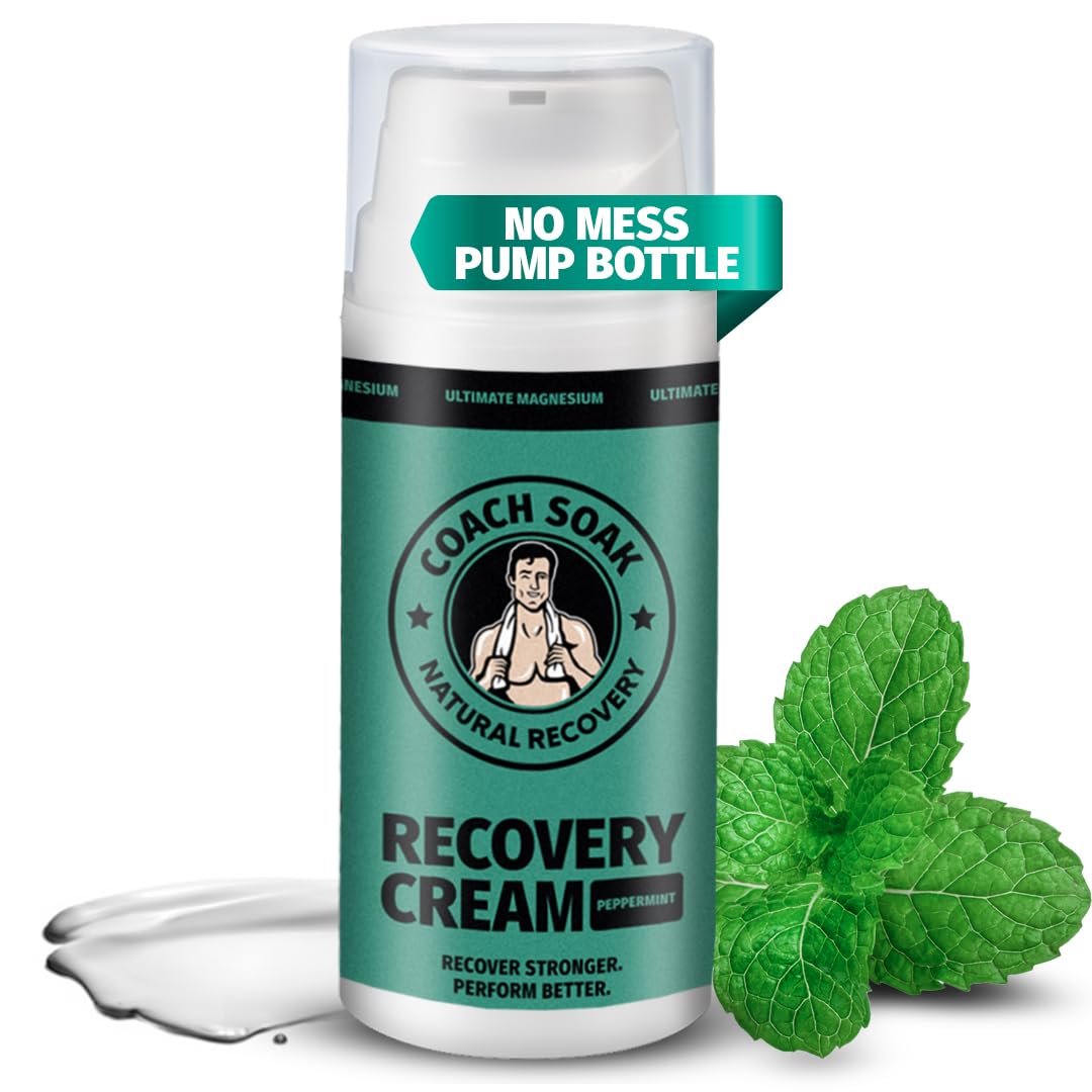 Coach Soak Magnesium Lotion with MSM - Recovery Cream with Magnesium ...