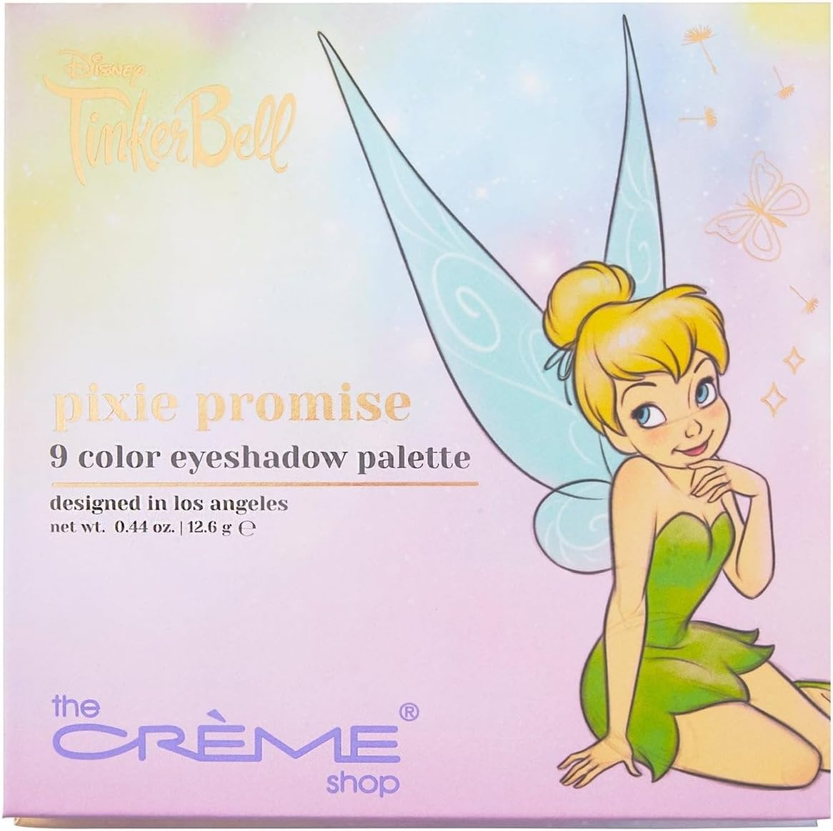 Amazon.com : The Creme Shop Tinker Bell Pixie Promise Eyeshadow Palette ...