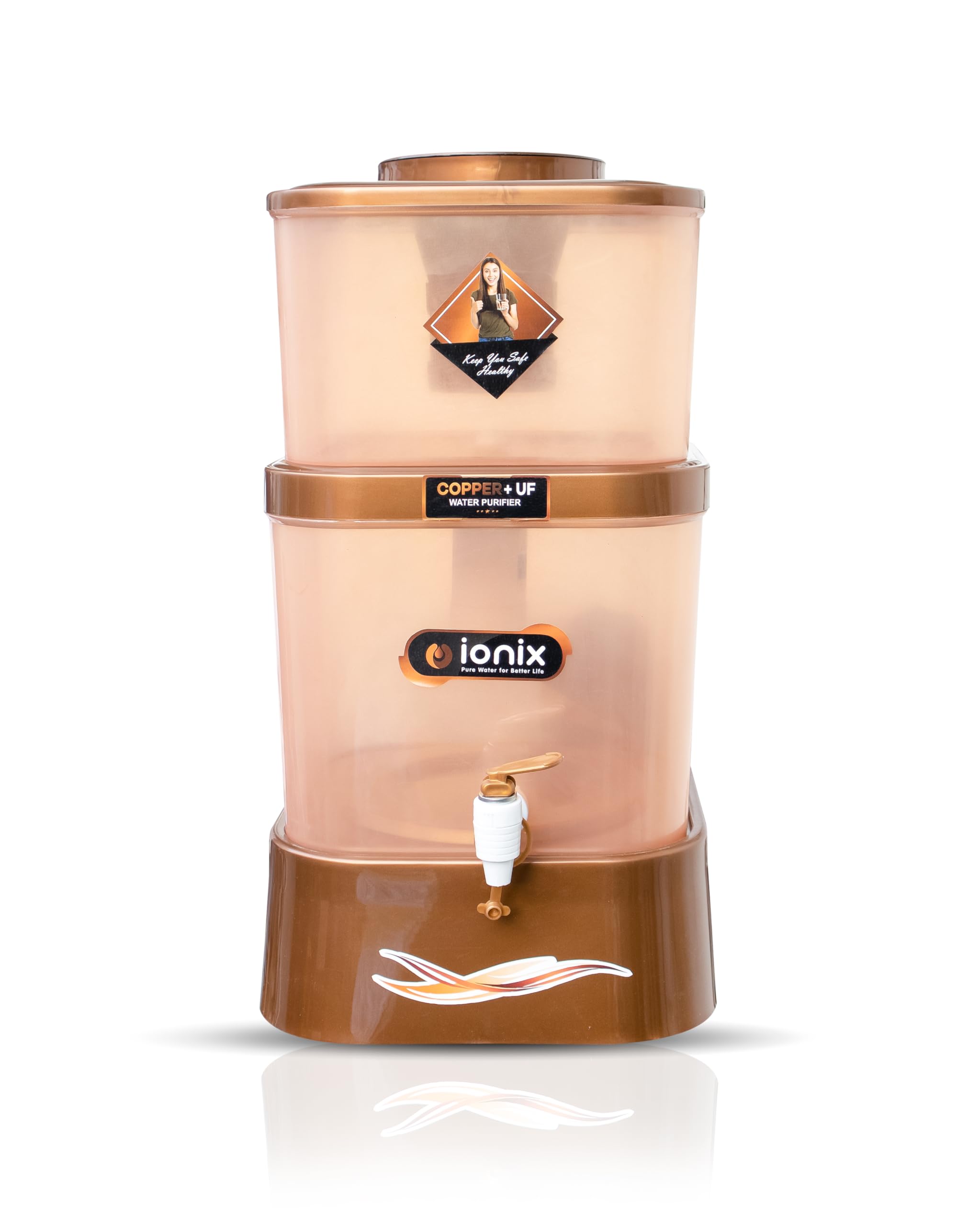 Buy IONIX 20 liter storage, gravity based Water Purifier with ...