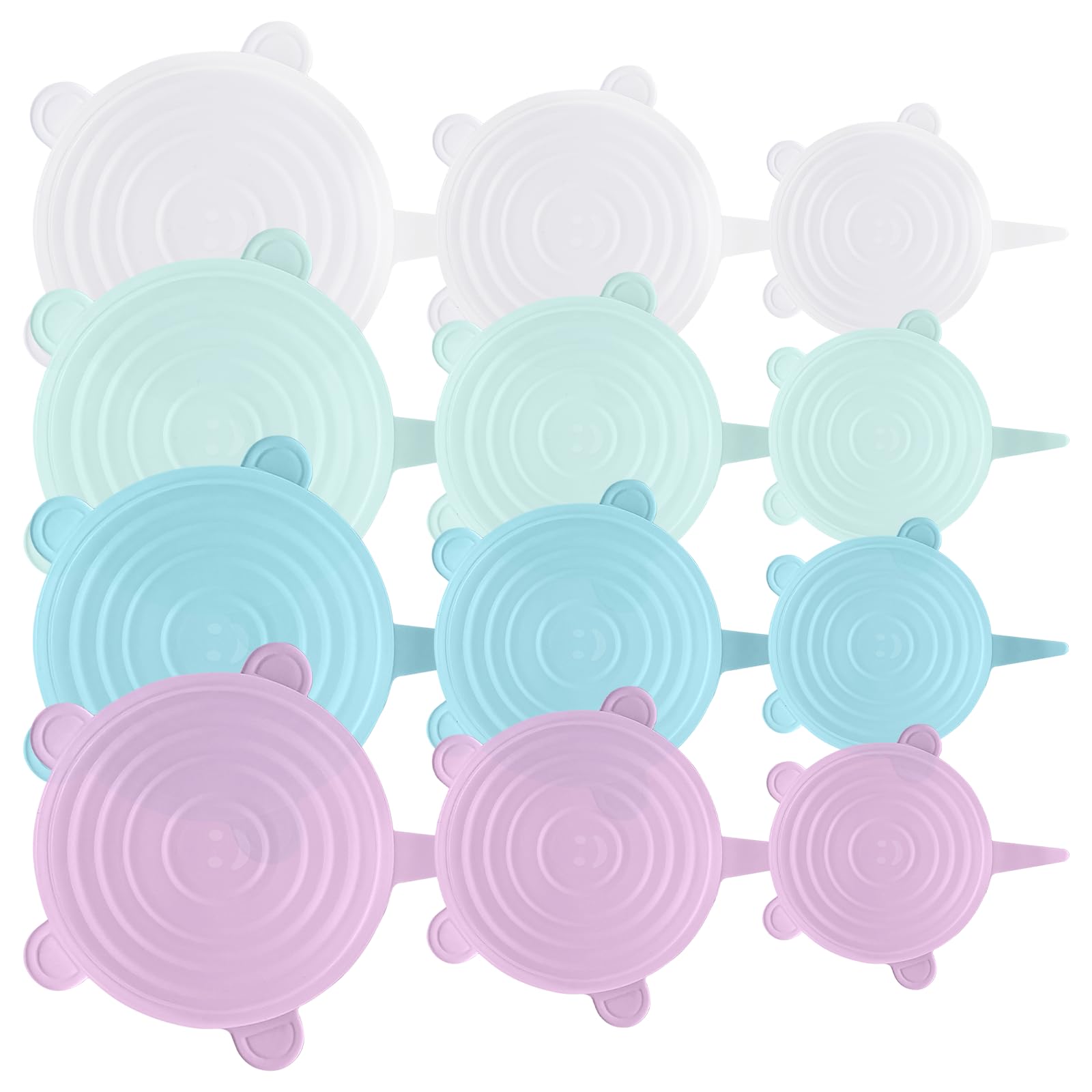 Amazon.com: KVK Silicone Stretch Lids Large - LFGB Certified 100% ...