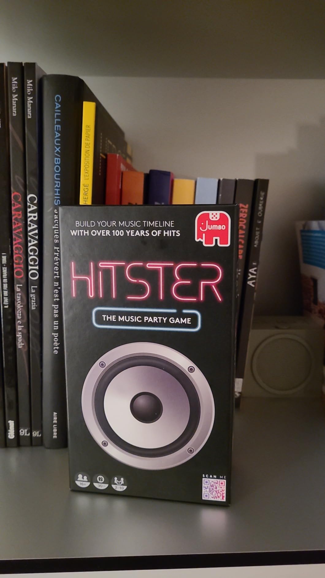 Hitster - The Music Party Board Game, Card Game, Fun Music Quiz Game,2 ...