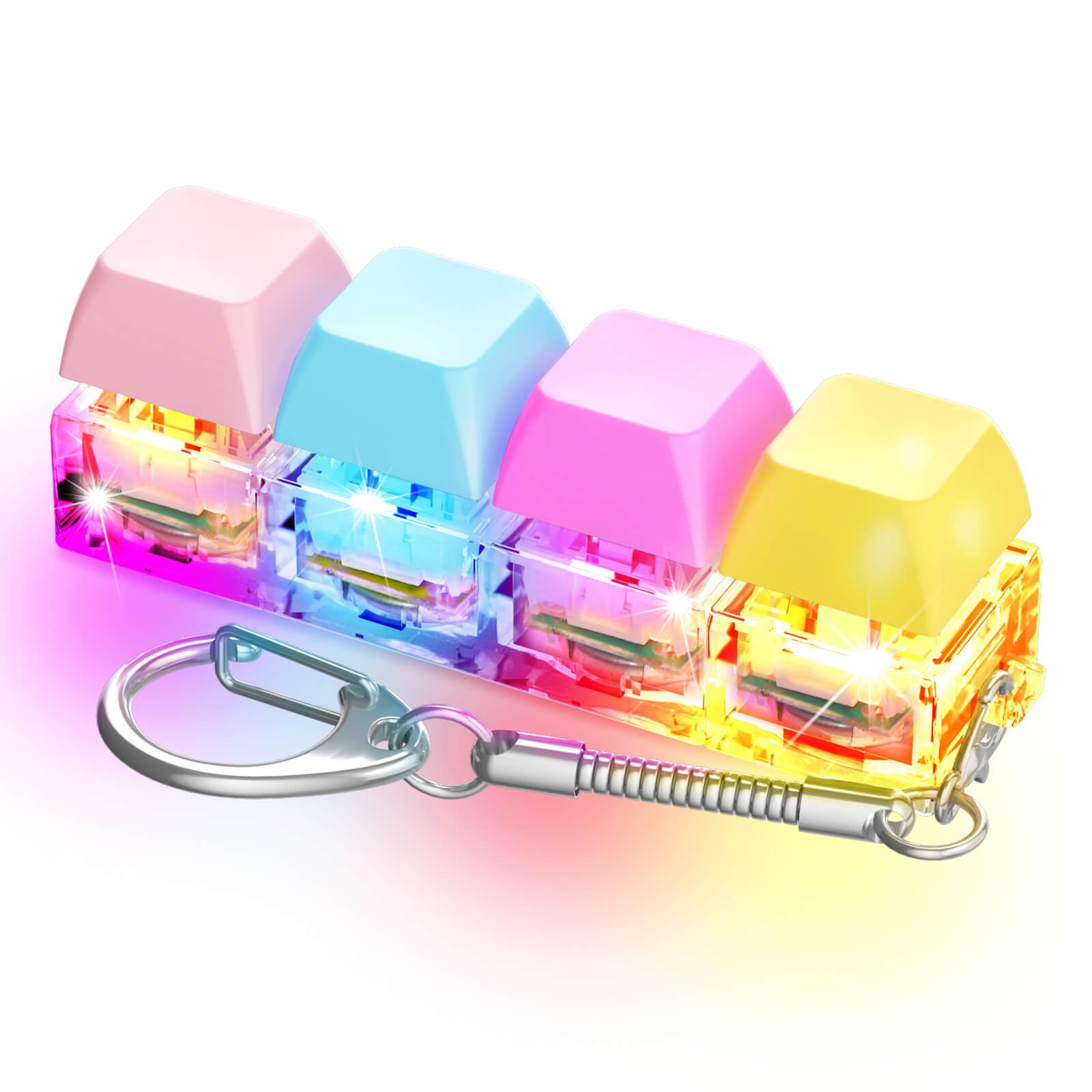 Amazon.com: Keyboard Fidget Toys, Keyboard Clicker with LED Light ...