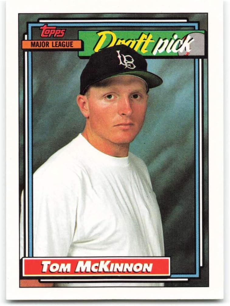 Amazon.com: 1992 Topps Baseball #96 Tom McKinnon RC Rookie Card St ...