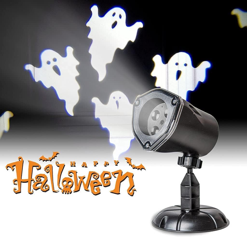 Eambrite Ghost Projector Halloween Projector Lights Outdoor Decorations ...