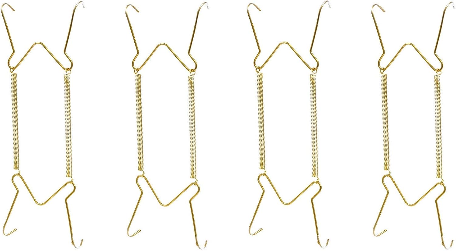 Hillman 122048 Plate Hangers 5-1/2"-8" with Tip Protectors, Sold as 4 ...