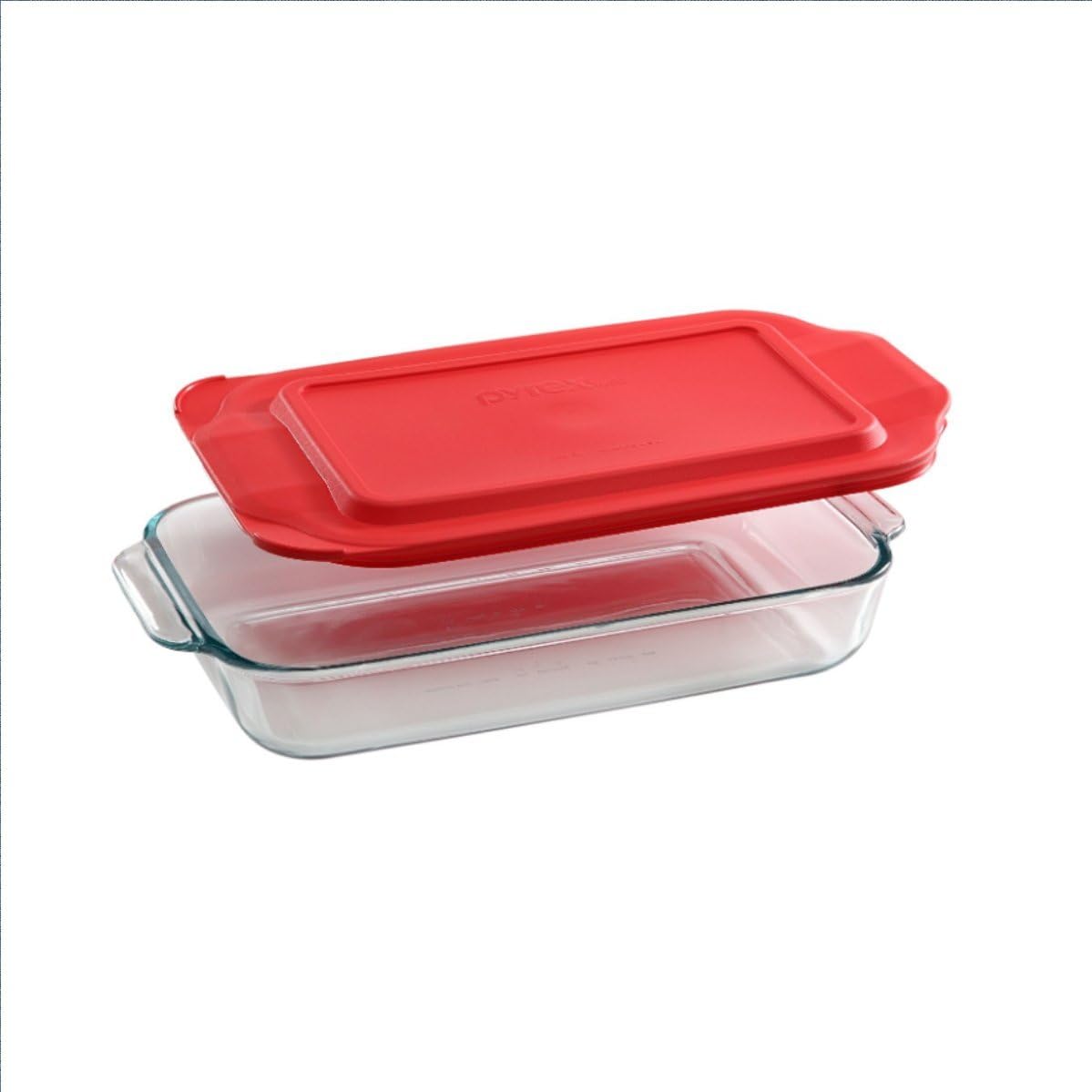 Amazon.com: Pyrex Basics 2 Quart Glass Oblong Baking Dish, Clear 7 x 11 ...