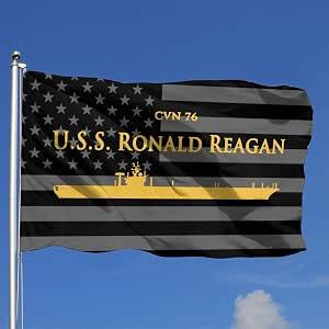 Amazon.com : HUXIUjiaqi CVN 76 USS Ronald Reagan Flag 4' X 6' Ft ...