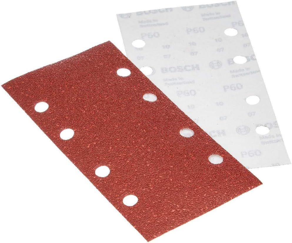 Bosch Accessories 2609256A81 Sanding Sheet Set for Orbital Sanders (10 ...