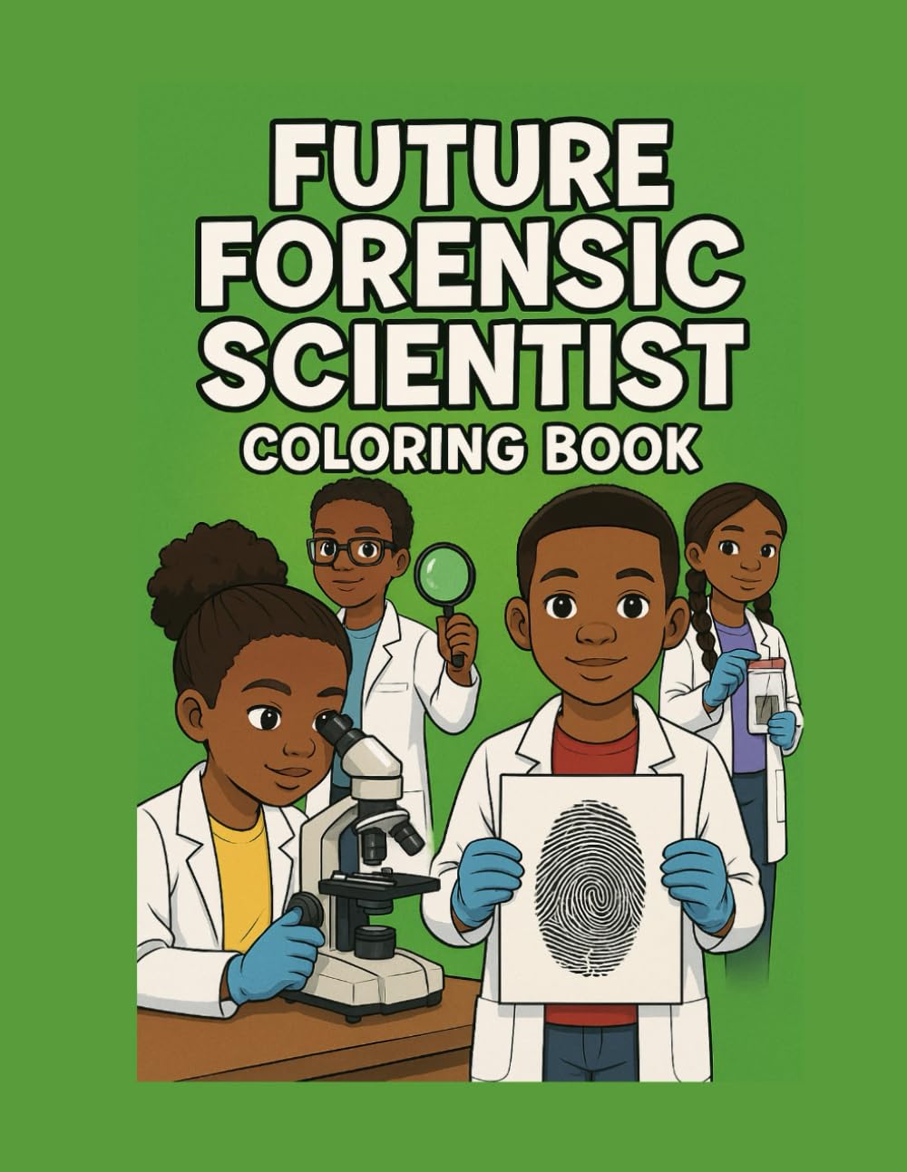 Future Forensic Scientist: Coloring Book: Raymond, Jaliyah L ...