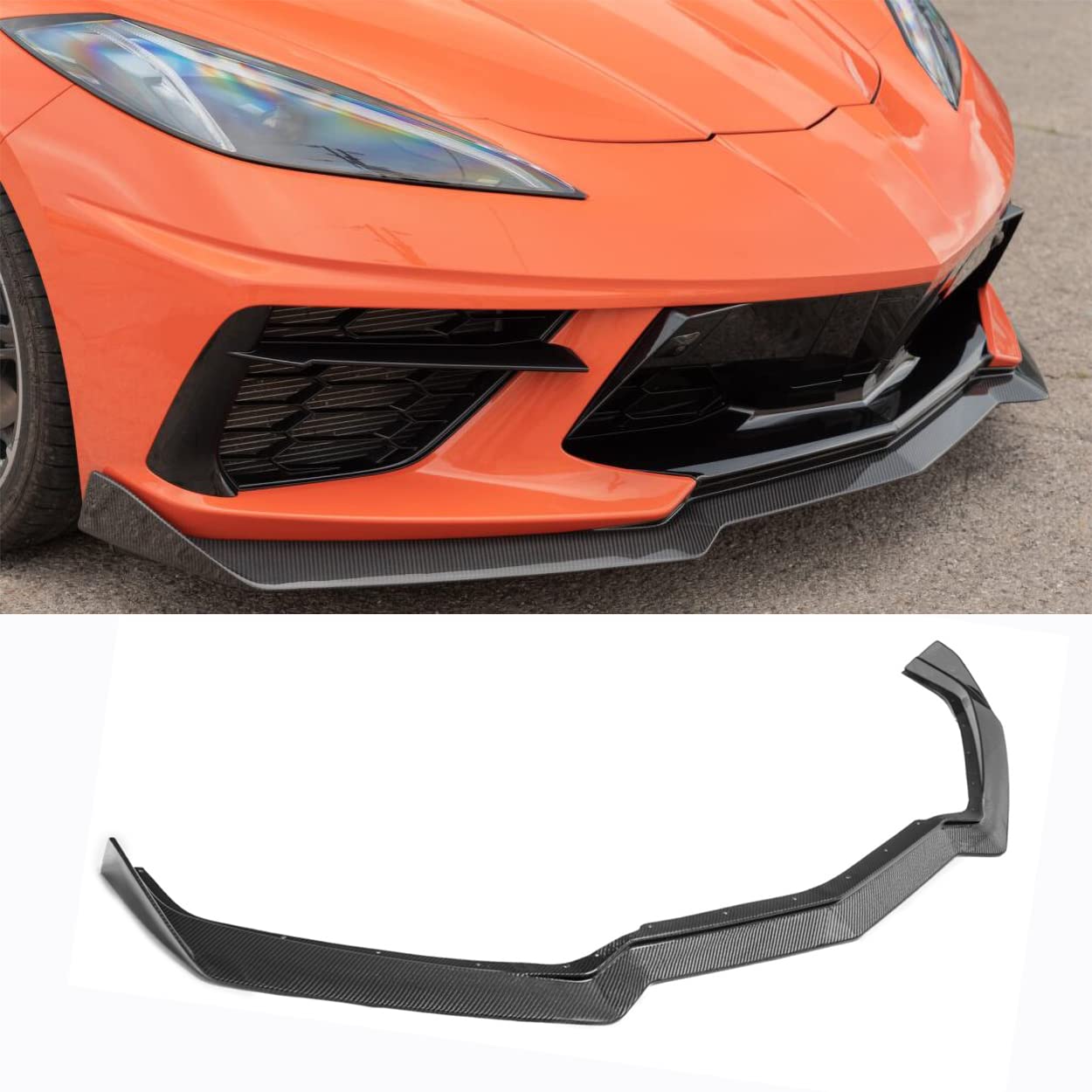 Front Splitter Chevrolet Corvette C8 Z06 Front Radiator Mesh Grille ...