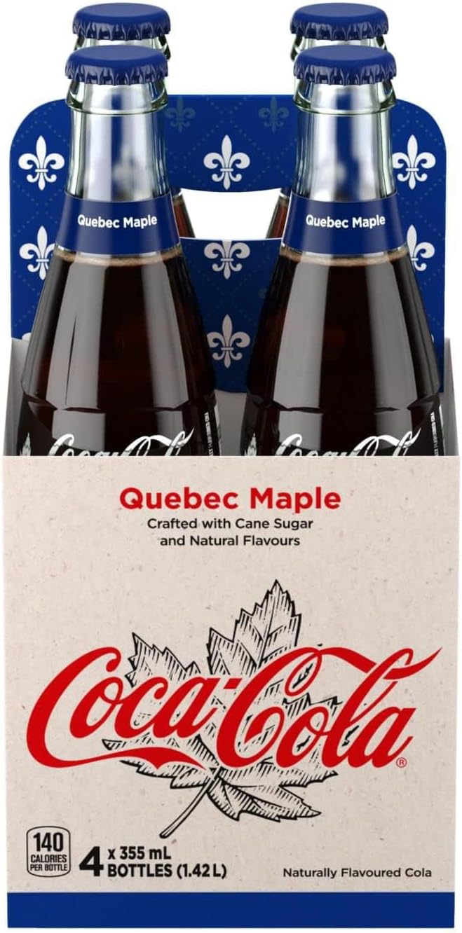 Amazon.com : Coca Cola Quebec Maple Flavor French 1 Case (4 Bottles x ...
