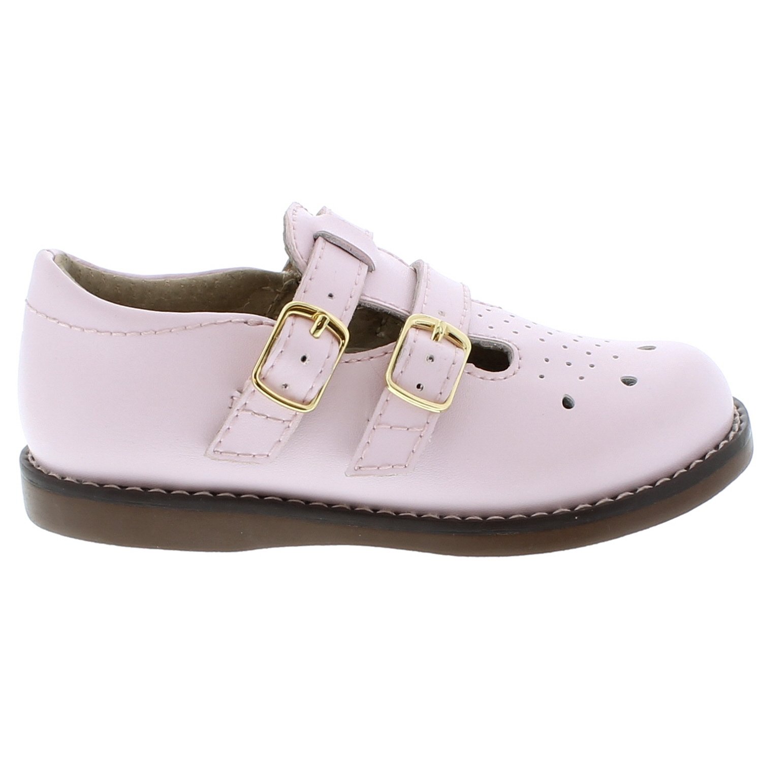 Snapklik.com : FOOTMATES Danielle Double-Buckle Mary Jane English ...