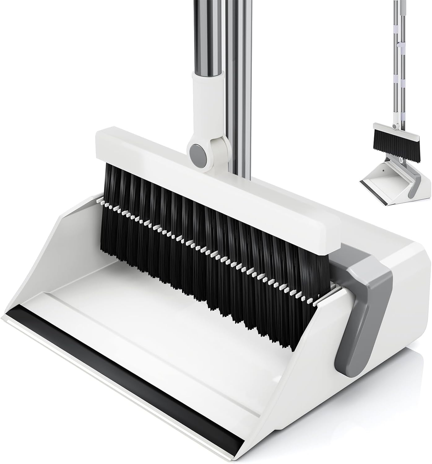 Amazon.com: Toilet Squat Stool and Large Broom with Dustpan Combo Set : Health & Household