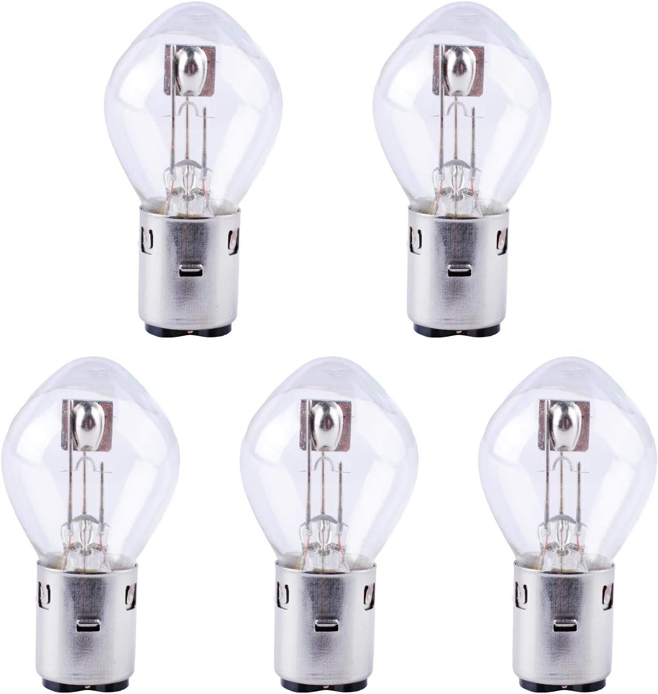 Amazon.com: S1 12V 25W/25W Headlight Bulb Fits Atv Scooter ATV Moped ...