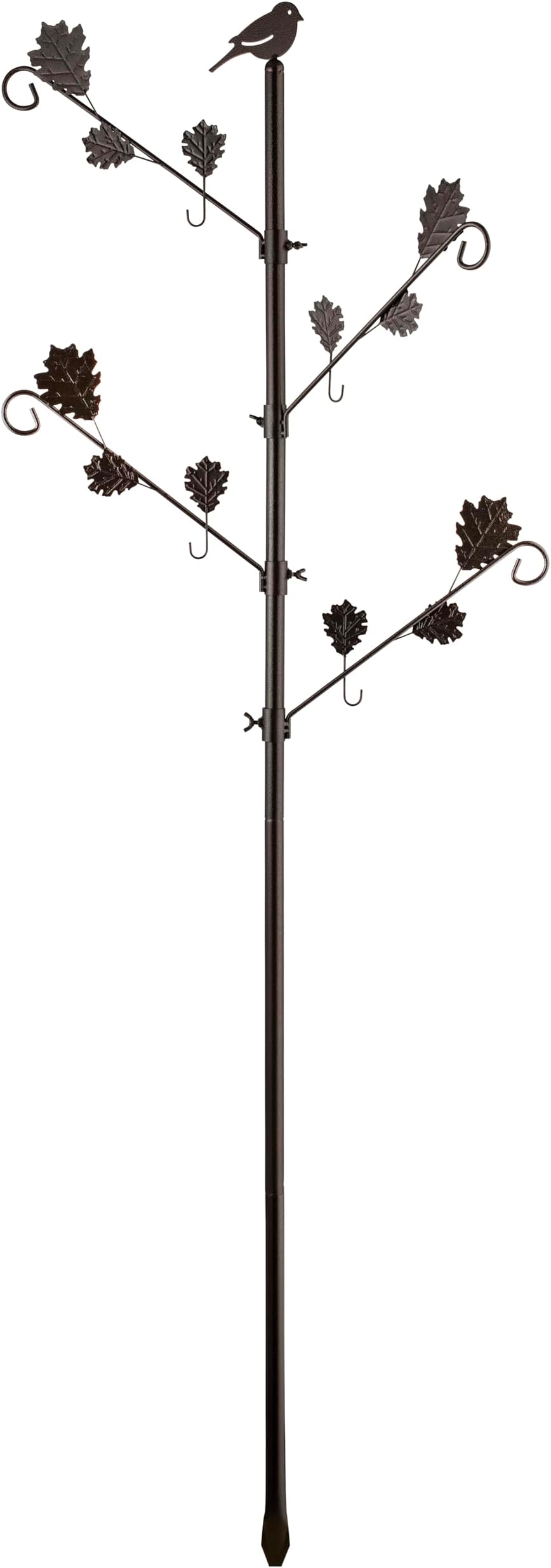 Unibos | 8 Hook Bird Feeder Station, Metal Stand, Small Bird Feeder ...