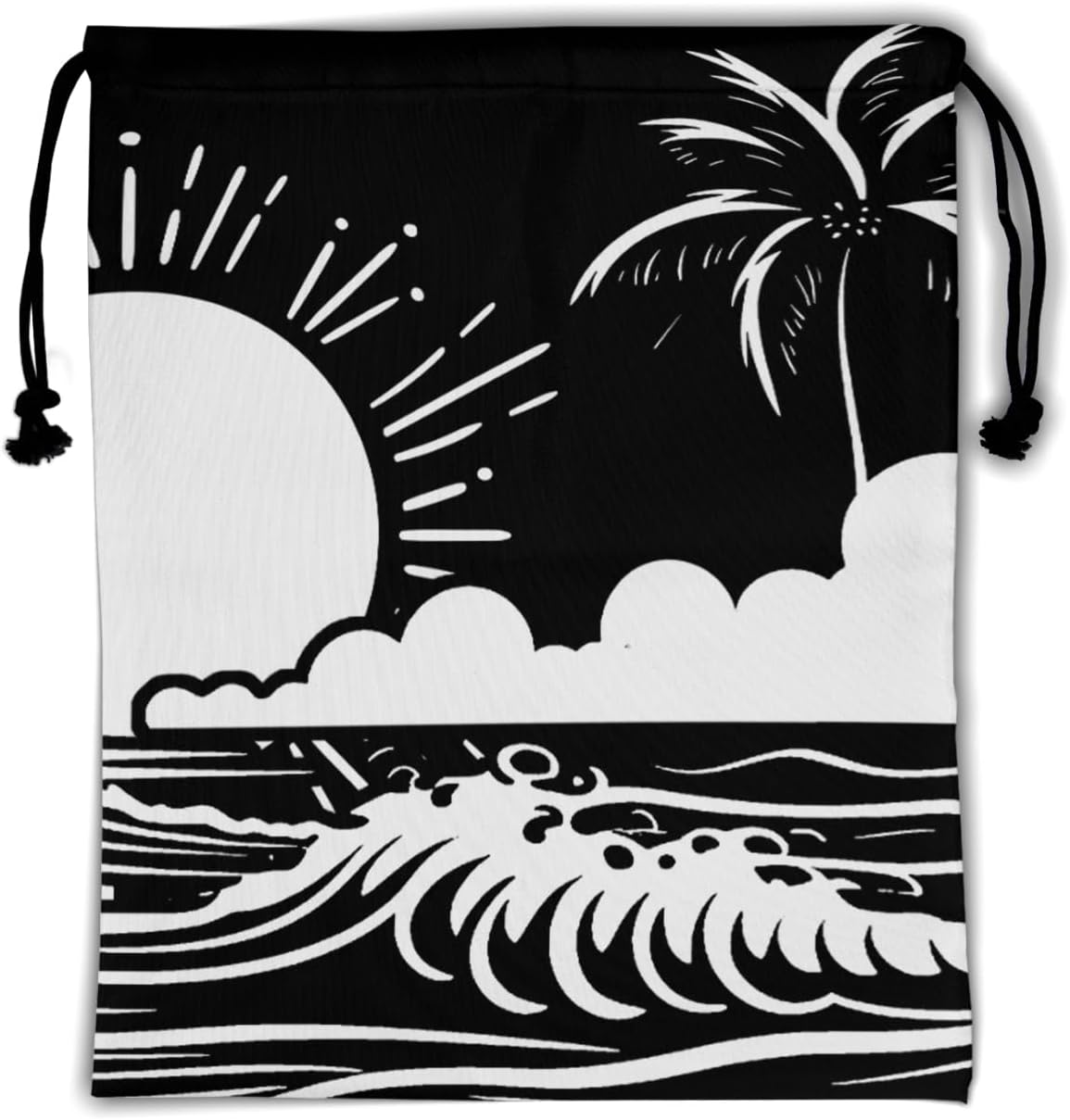 Amazon.com | Beach Sunset Drawstring Gym Bag for Gymnasts Hawaii Ocean ...