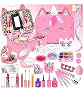 Teensymic Kids Makeup Kit for Girl Gifts, 54PCS Washable Little Girls ...