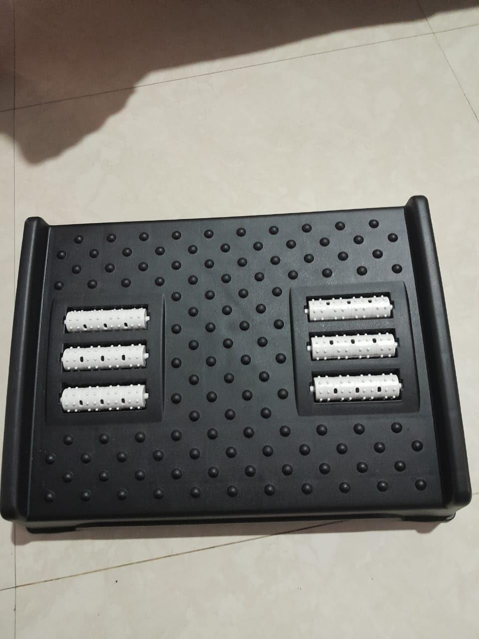Bhavyam footrest under desk with massage function plastic foot rest ...