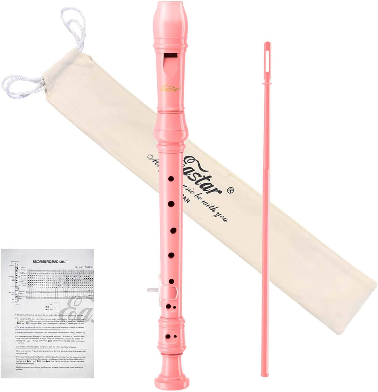 Amazon.com: Suzuki Musical Instruments Recorder, Pink (SRE-80TP ...