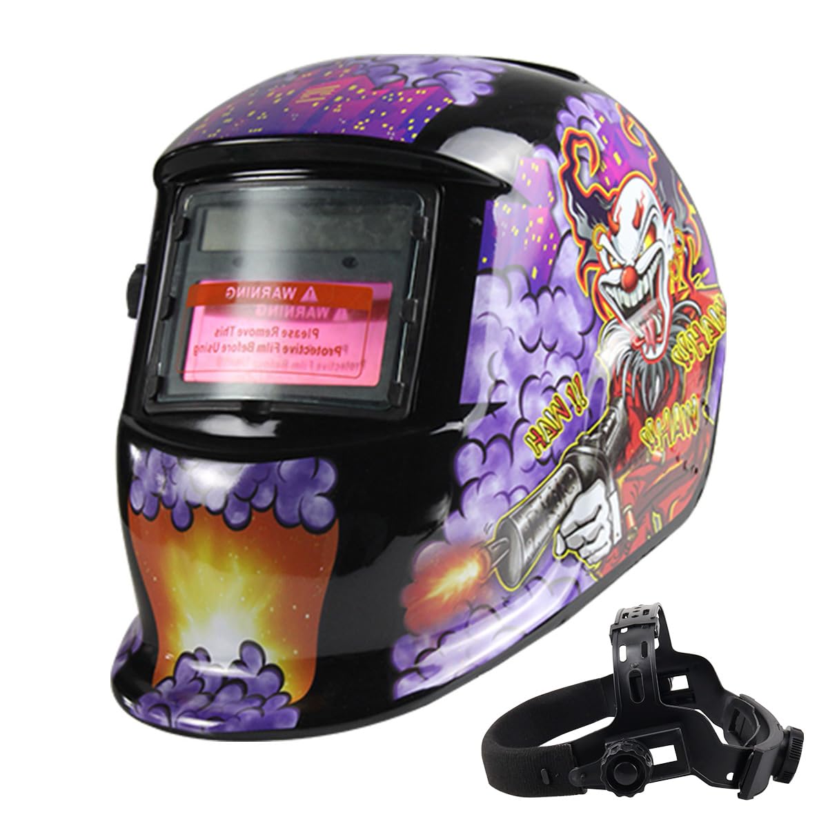 Welding Helmet Auto Darkening Solar Powered with Adjustable Shade 4/9 ...