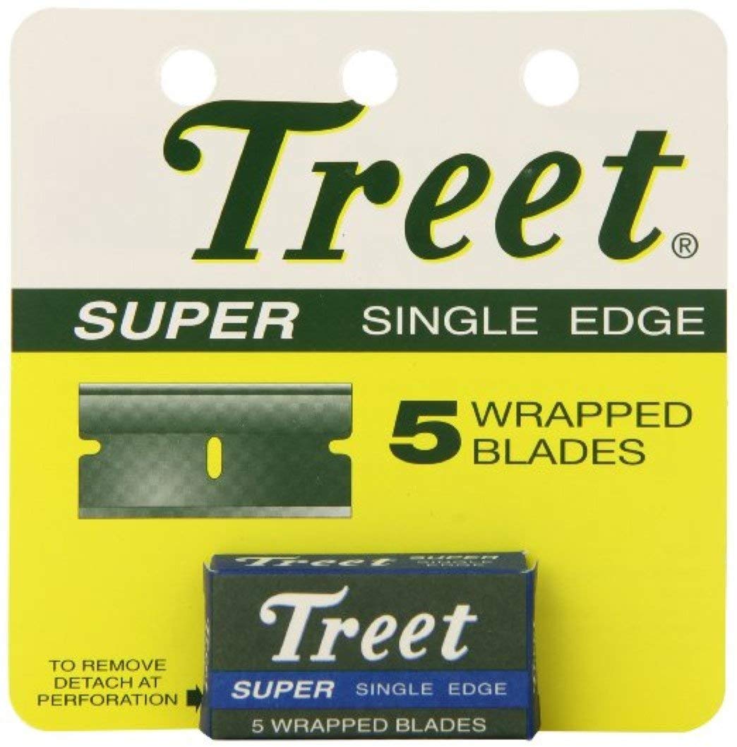 Amazon.com: Treet Super Single Edge Blades 5 ea (Pack of 2) : Beauty ...