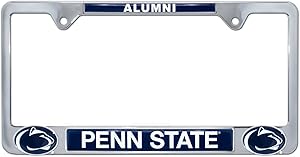 Amazon.com: Premium All Metal Alumni License Plate Frame w/Dual 3D ...