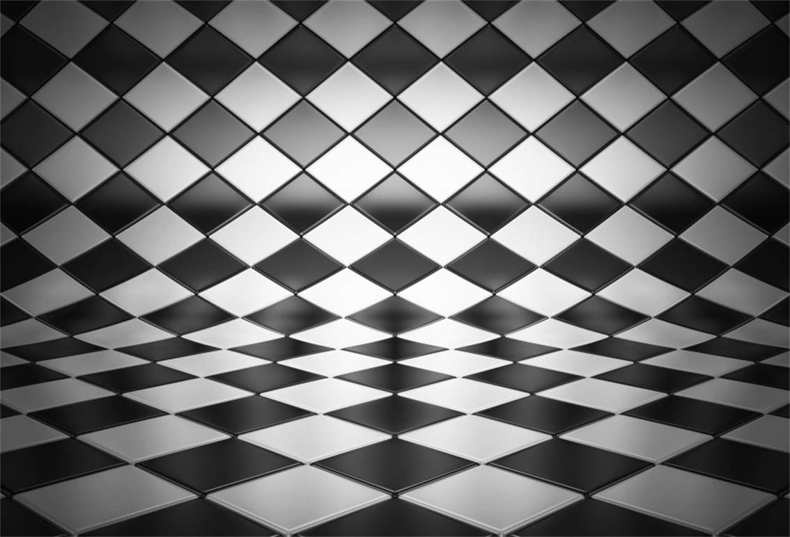 Gray Checkered Flag Background