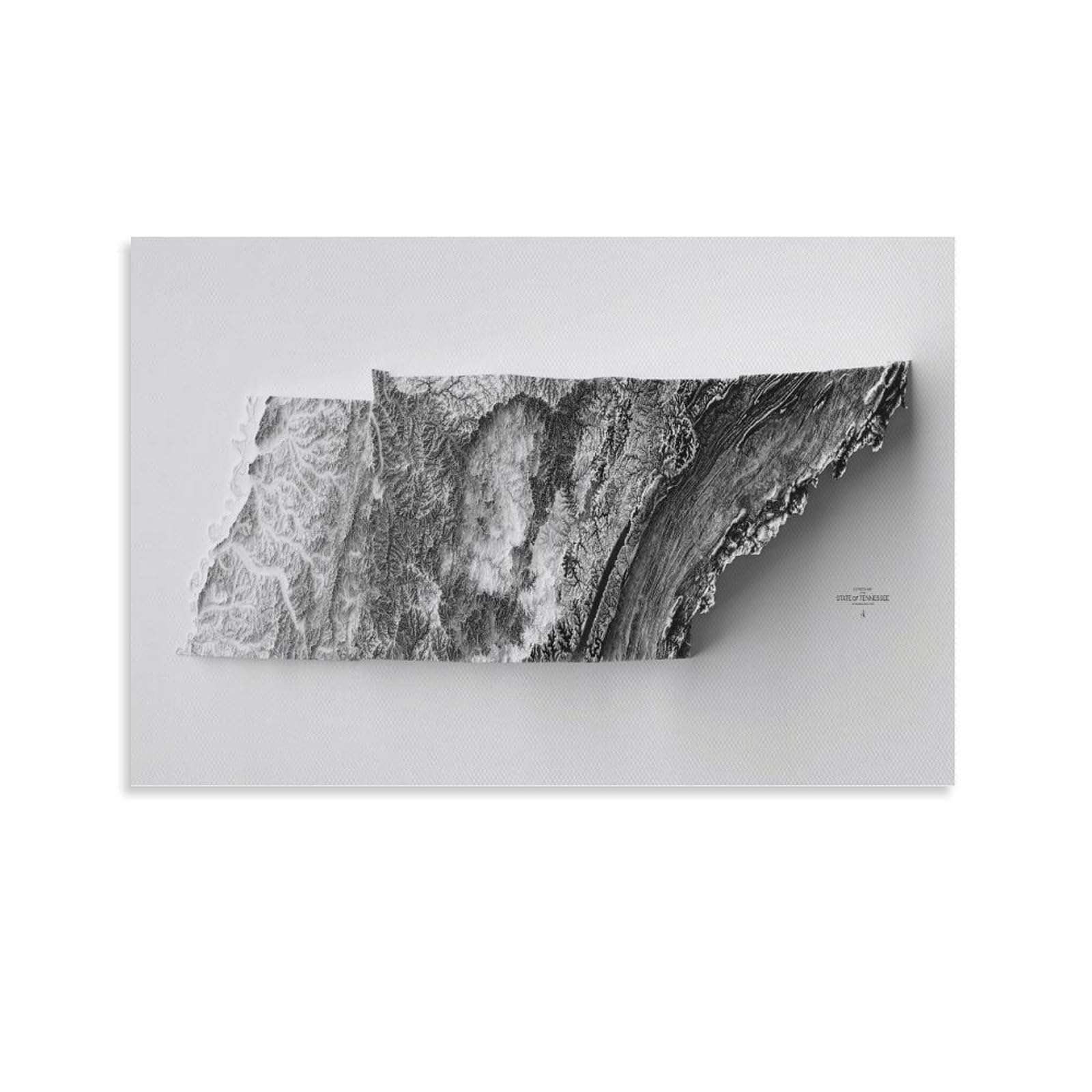 Tennessee Topographic Map Elevation Map Tennessee Tn Usa United Hi Res