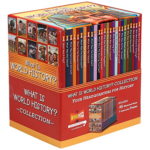 What Is World History 25-Book Box Set: Amazon.co.uk: Who HQ: Books