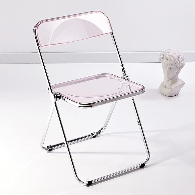 Luxury Modern Acrylic Folding Chair-KAIHAOWIN Transparent Chairs-Ghost ...