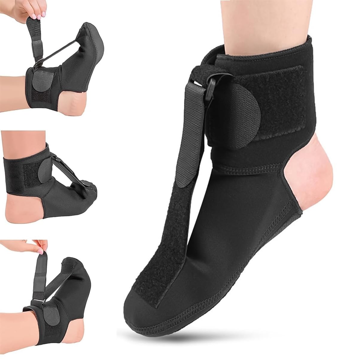 Buy HANNEA® 1PC Ankle-foot Orthosis, Foot Drop Splint Adjustable Ankle ...