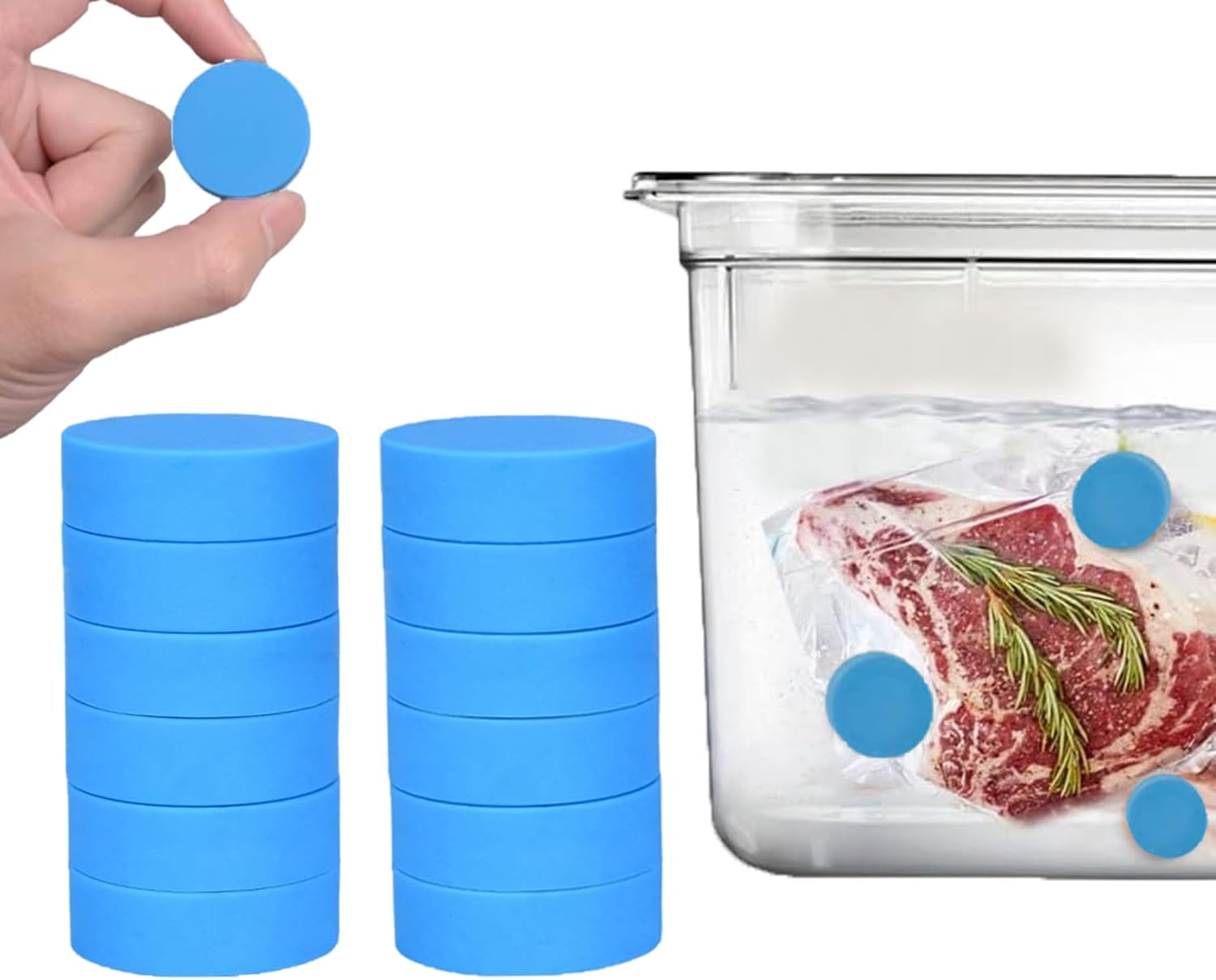 Amazon.com: Sous Vide Weight Magnets by AKS Co - 10-Pack Silicone ...