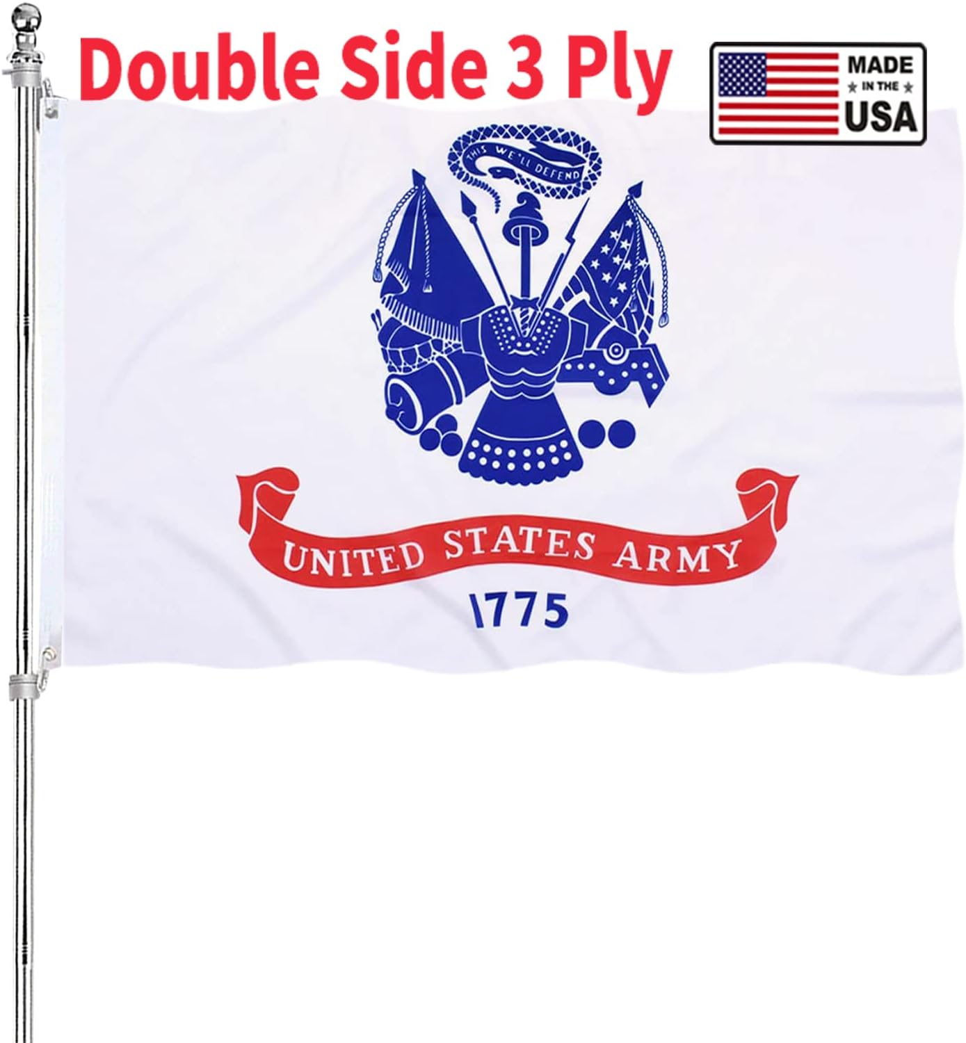Amazon.com : US Air Force Flag Double Sided 2x3 Heavy Duty United ...
