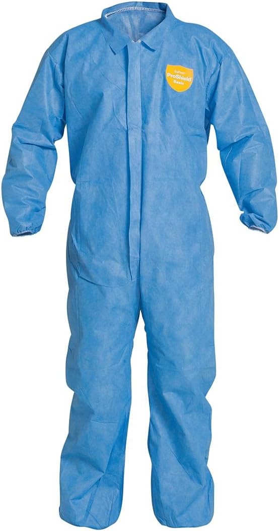 DuPont | PB125SBU2X002500 | ProShield 10 Coverall, Collar, Elastic ...