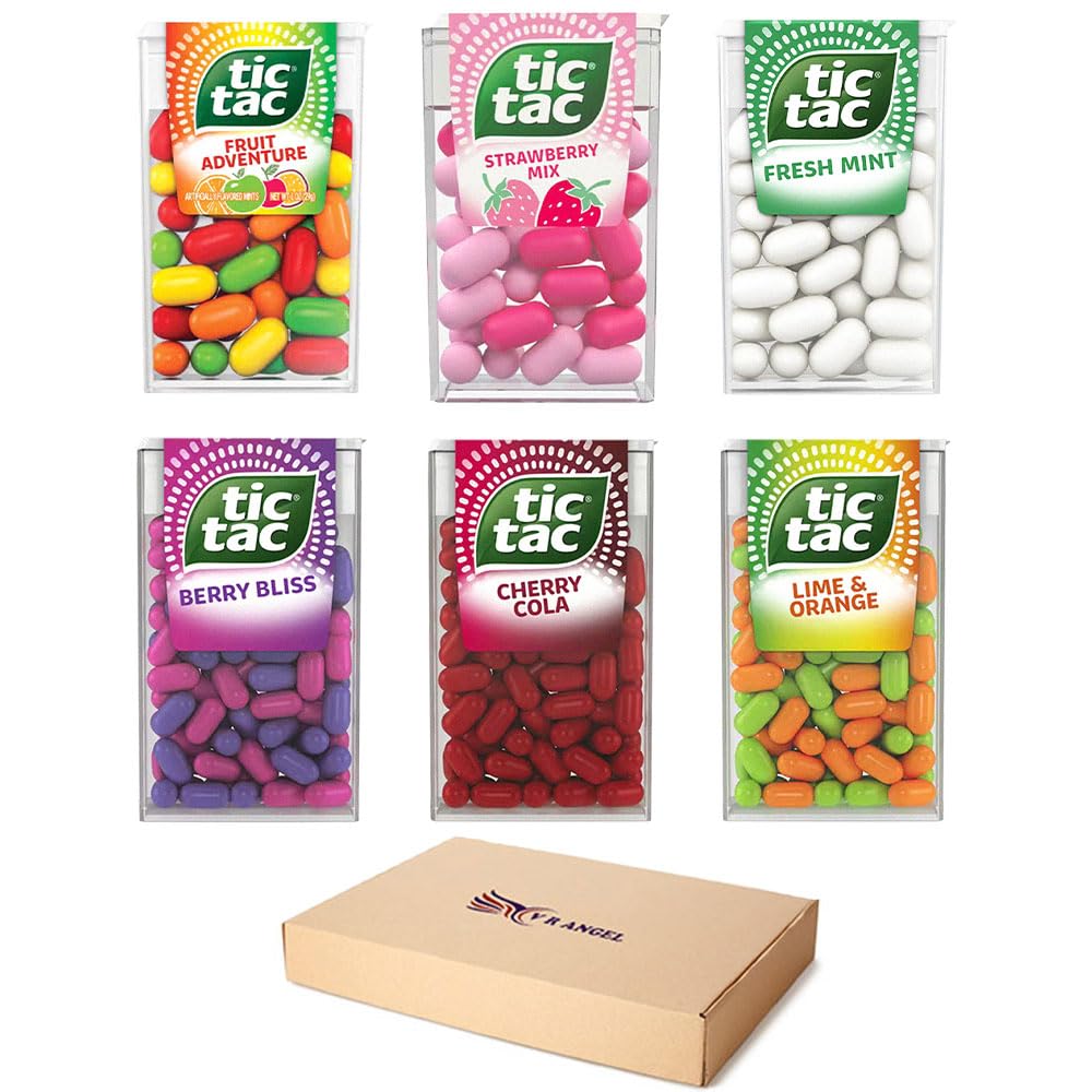 Tic Tac 6 Mint Sweets For Refreshment 6 Different Flavors - Fruit ...