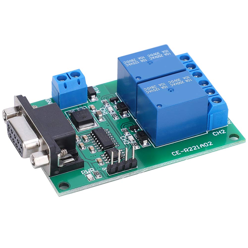 Serial Relay Switch 2 Channel Serial Port Relay Module Rs232 | Desertcart INDIA