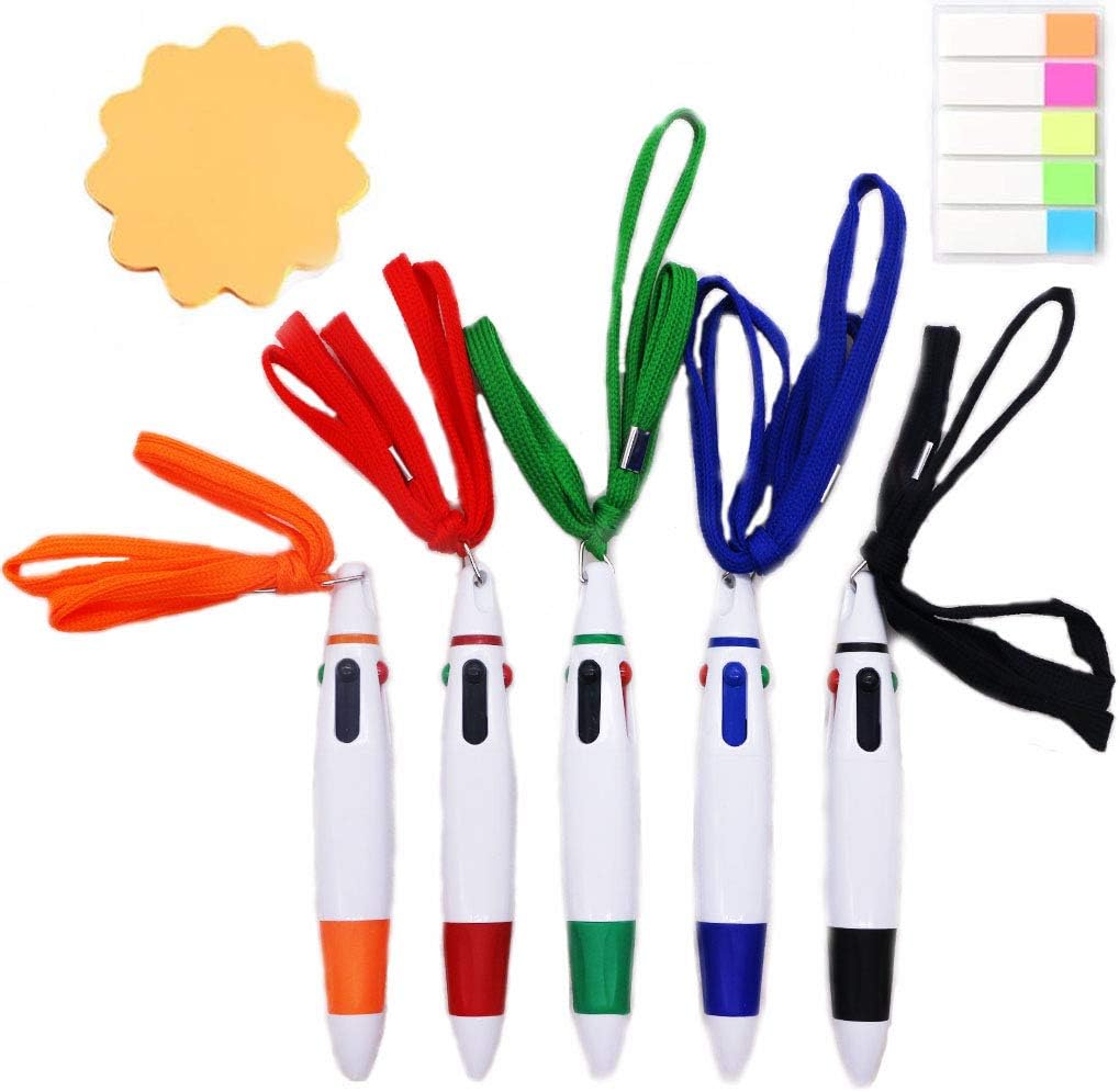 Amazon.com : AEKAN Multicolor Retractable Shuttle Pens 0.7mm 4 Color ...