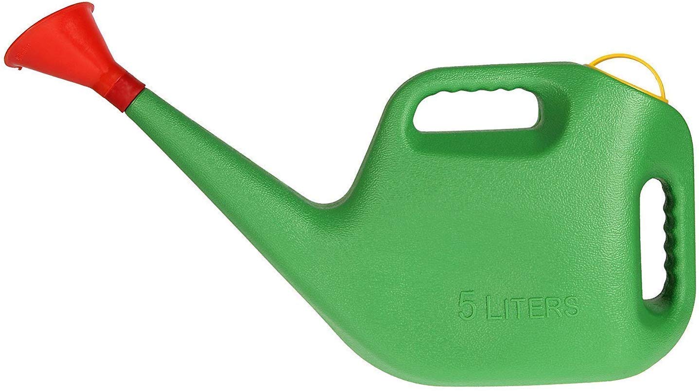 Greenco Plastic Green Watering Can for Plants/Garden/with Sprayer (5 ...
